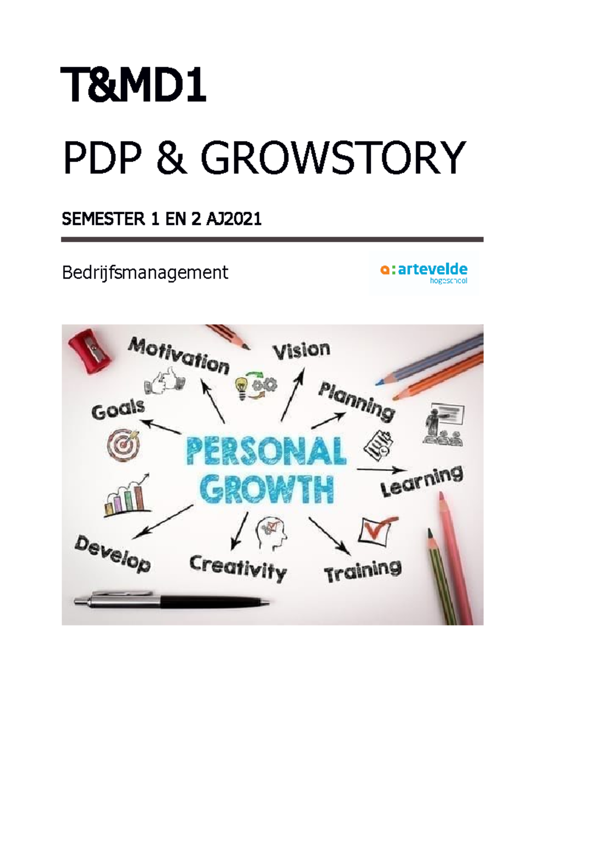 Opdrachtomschrijving PDP en Grow Story 2021 - T&MD PDP & GROWSTORY ...