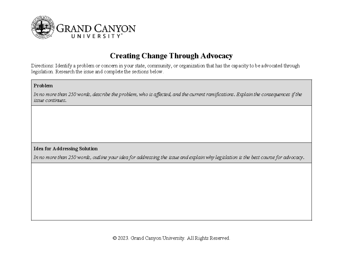 NRS-415-RS-T3-Creating Change Through Advocacy 7 - Creating Change Through Advocacy Directions ...