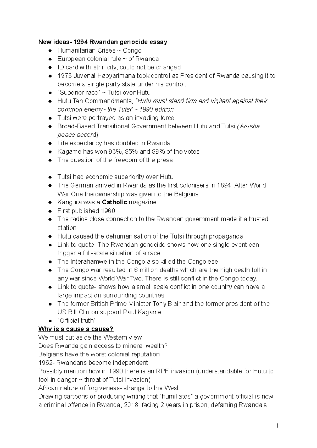 New ideas Rwandan genocide - New ideas- 1994 Rwandan genocide essay ...