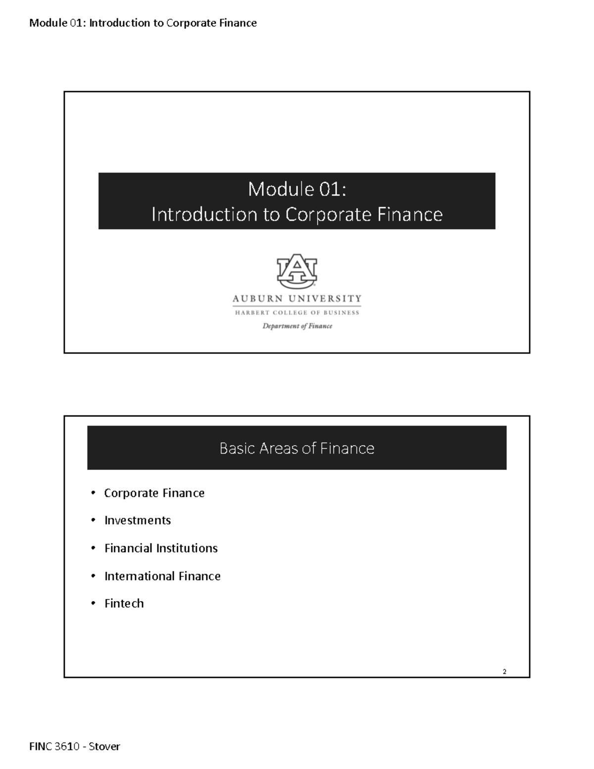 01-introduction-to-corporate-finance - Module 01: Introduction to ...