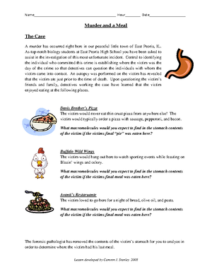 FBICrime Lab Wkst Discussion Guide - FBI Crime Lab Name ...