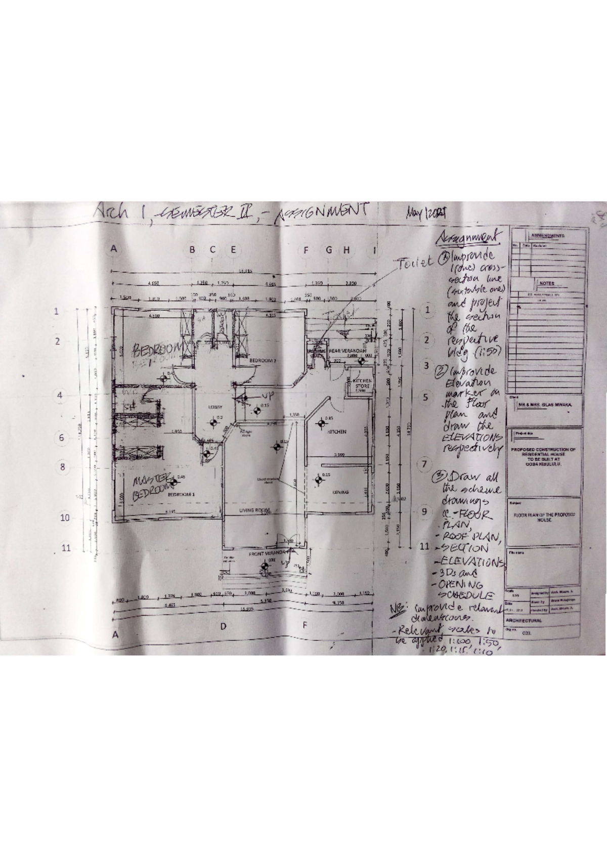Assignment II Graphics - Arch GENESTER ASSIGNMENT May Arregnment ...