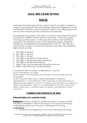 Act-68-1981 - Alienation of Land Act Summary for Law of Sale and lease ...