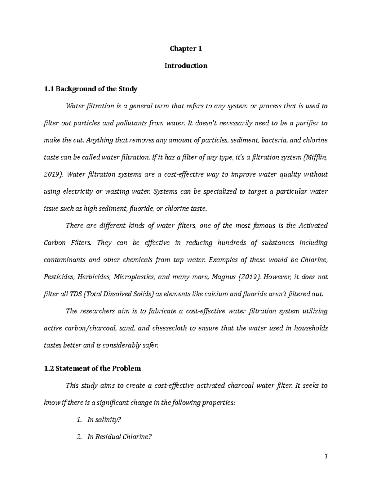 Research Capstone For Introduction To Research Guide Chapter 1
