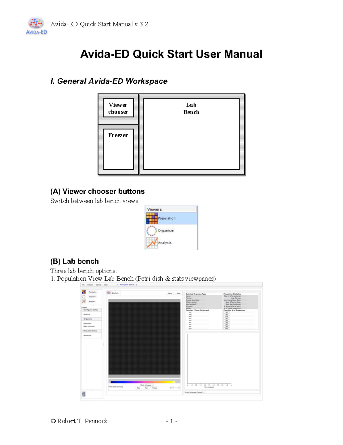 Avida-ed-quickstart - avida - Avida-ED Quick Start User Manual I ...