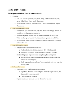 World History Unit 4 Notes - 1450-1750 - Unit 4 TRANSOCEANIC ...