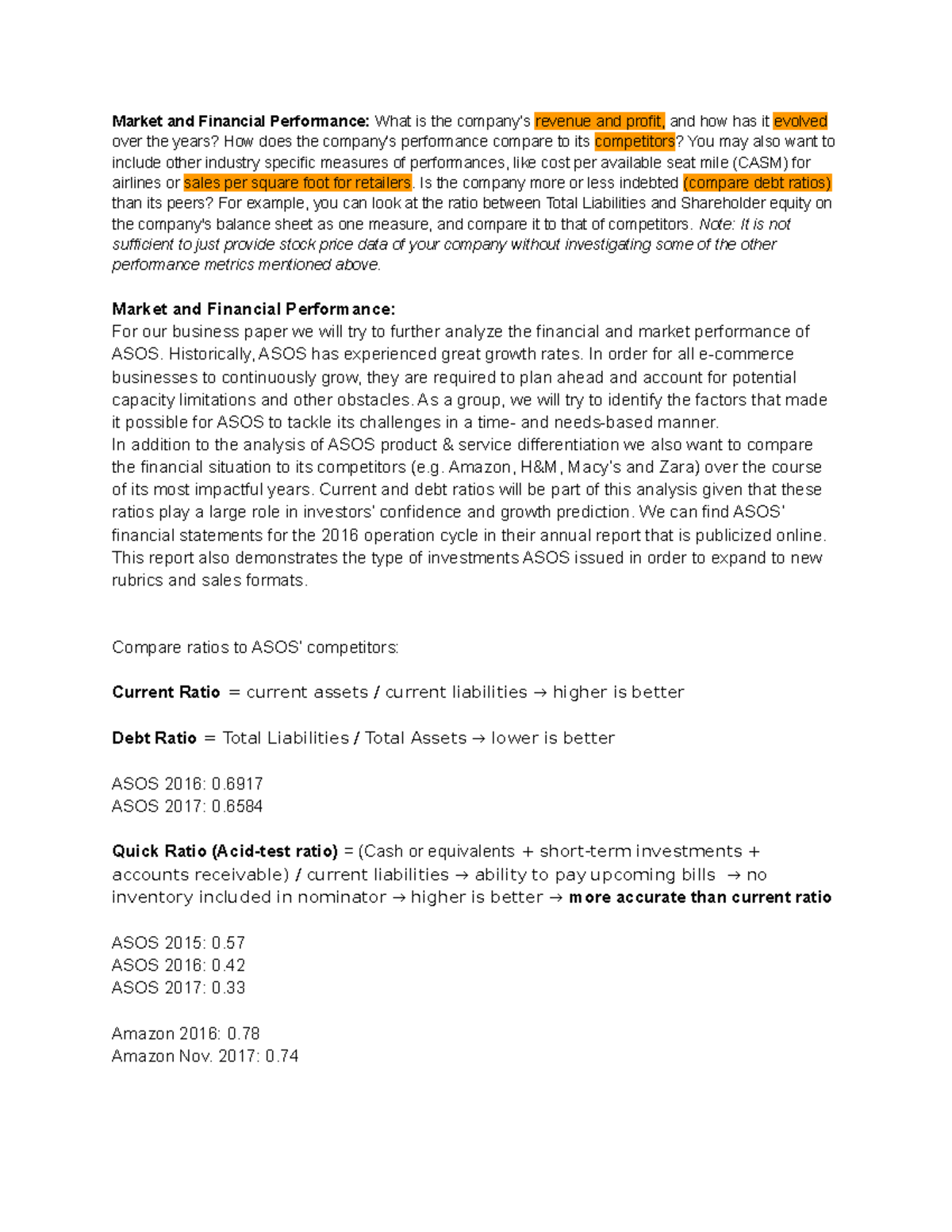 TIM 50 - Business Proposal - Market and Financial Performance: What is ...