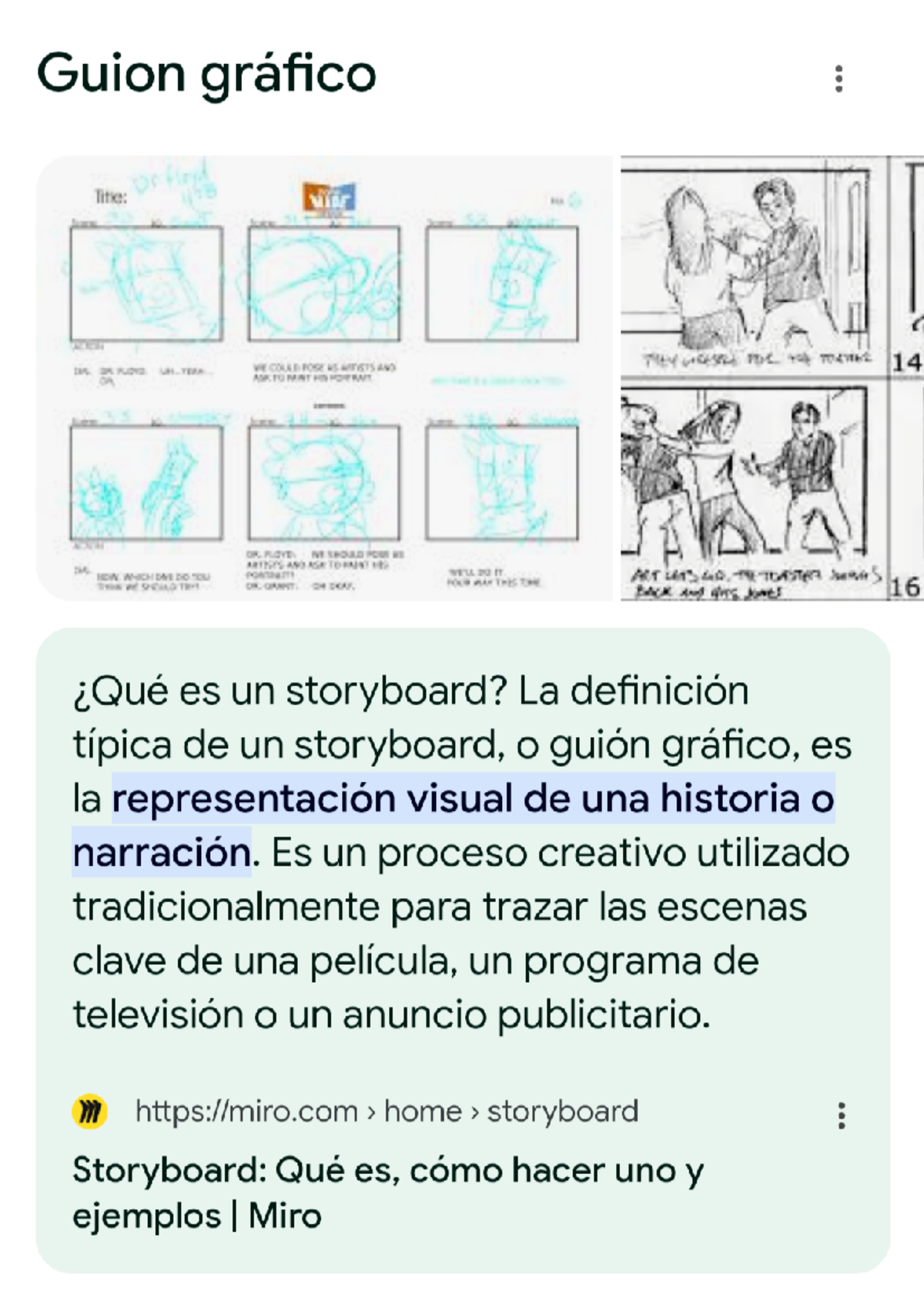 Guion grafico definicion - Title: VIDE TOATHE 1 have AND and 1 es un storyboard? La definición ...
