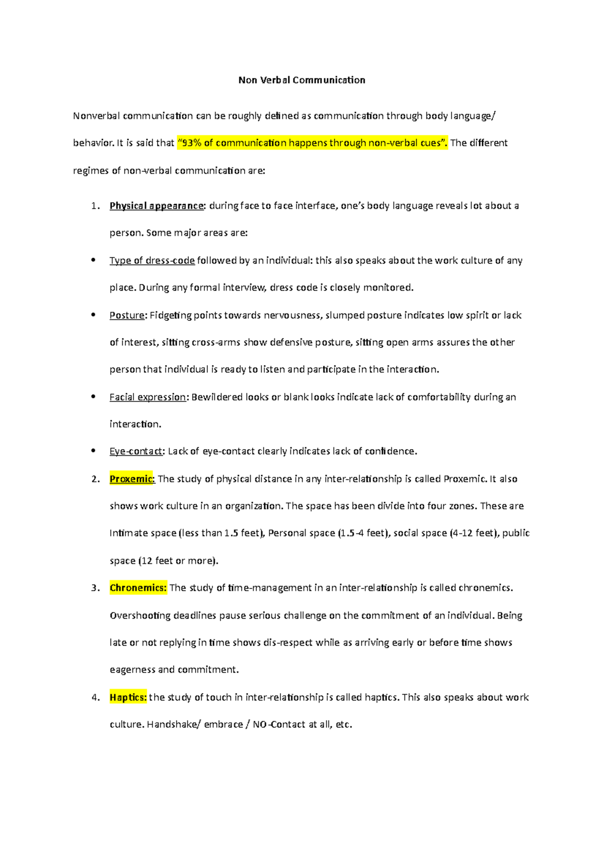 Non Verbal Communication - Non Verbal Communication Nonverbal ...