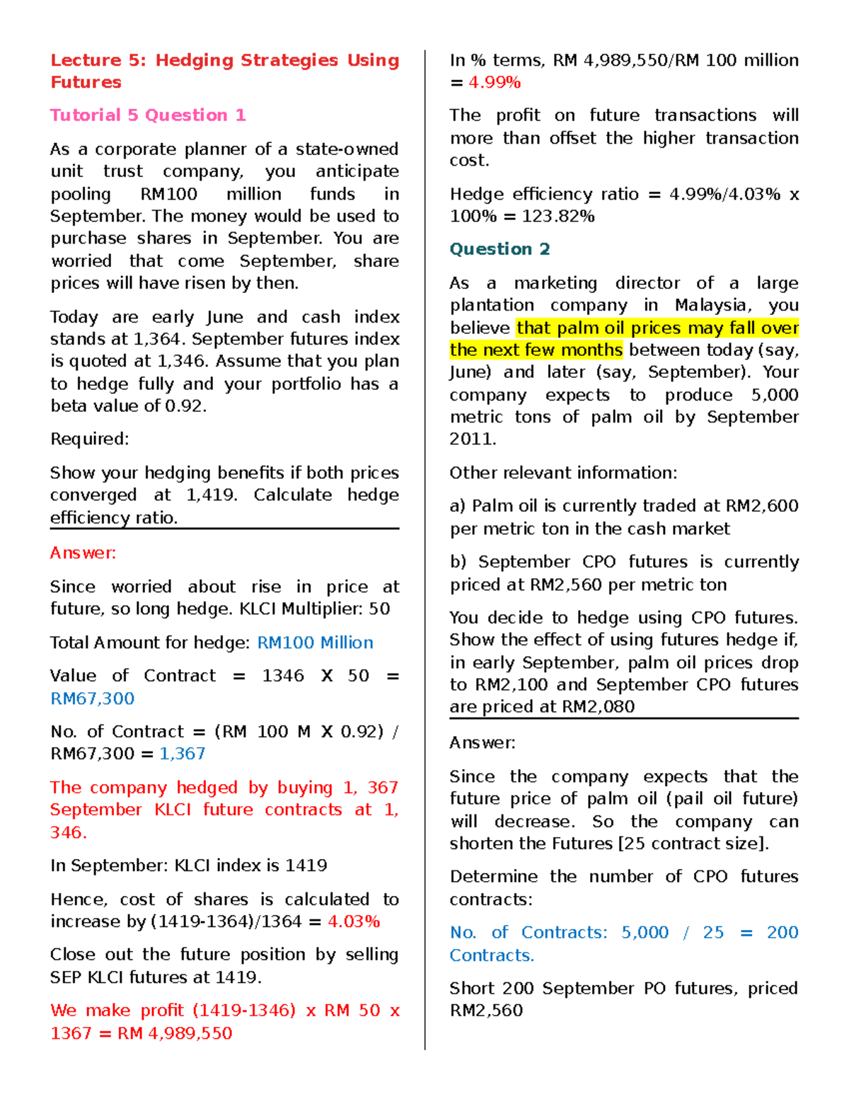 SFM Final Notes - Summary strategic financial management - Lecture 5 ...