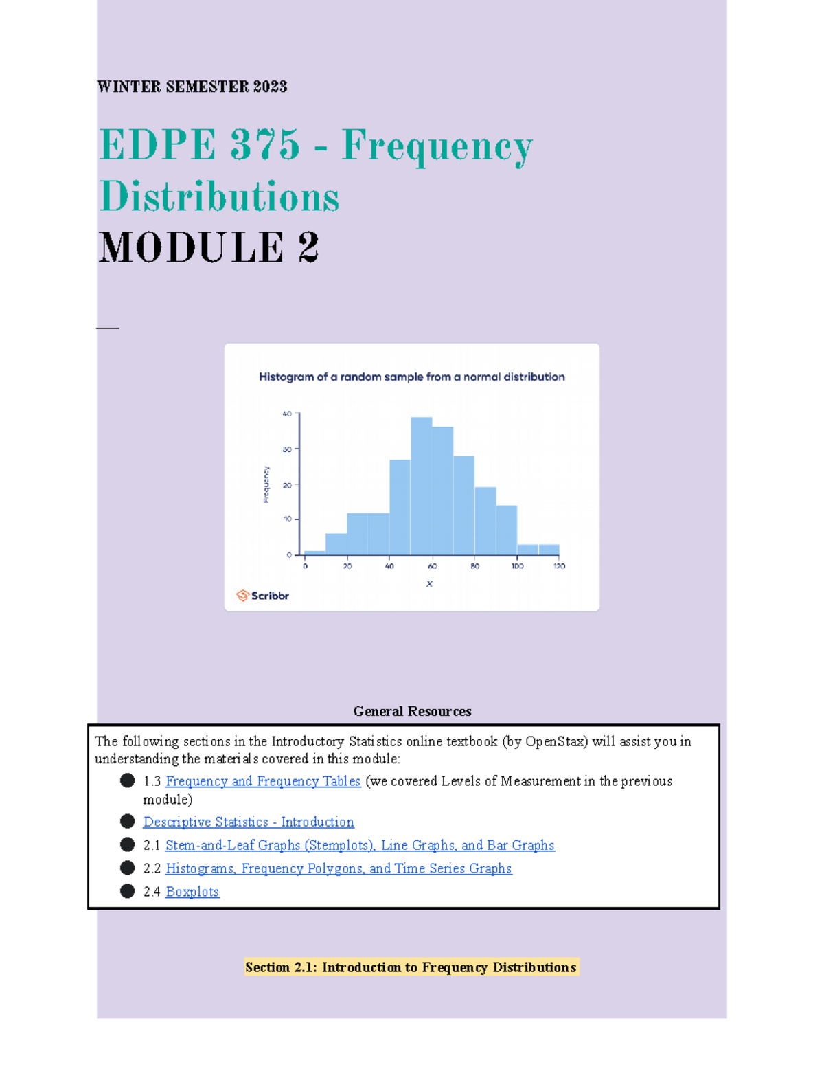 EDPE 375 Module 2 - name of teacher: patrick devey - WINTER SEMESTER ...