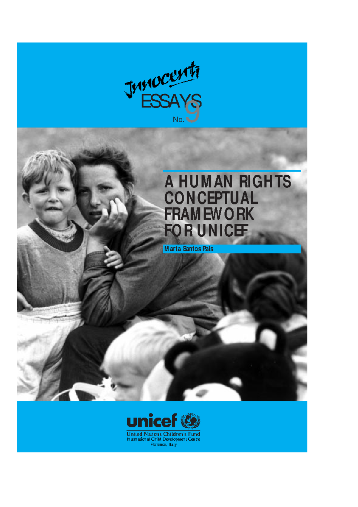 Essay - human rights - ESSAYS No. 9 United Nations Children's Fund ...