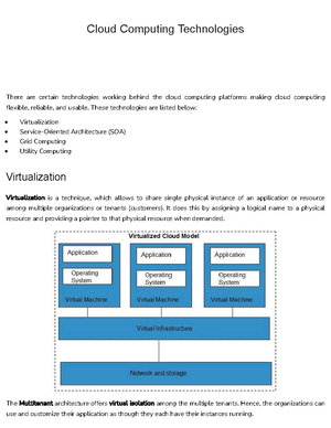 Cloud Computing Reference Model - This reference model divides cloud ...