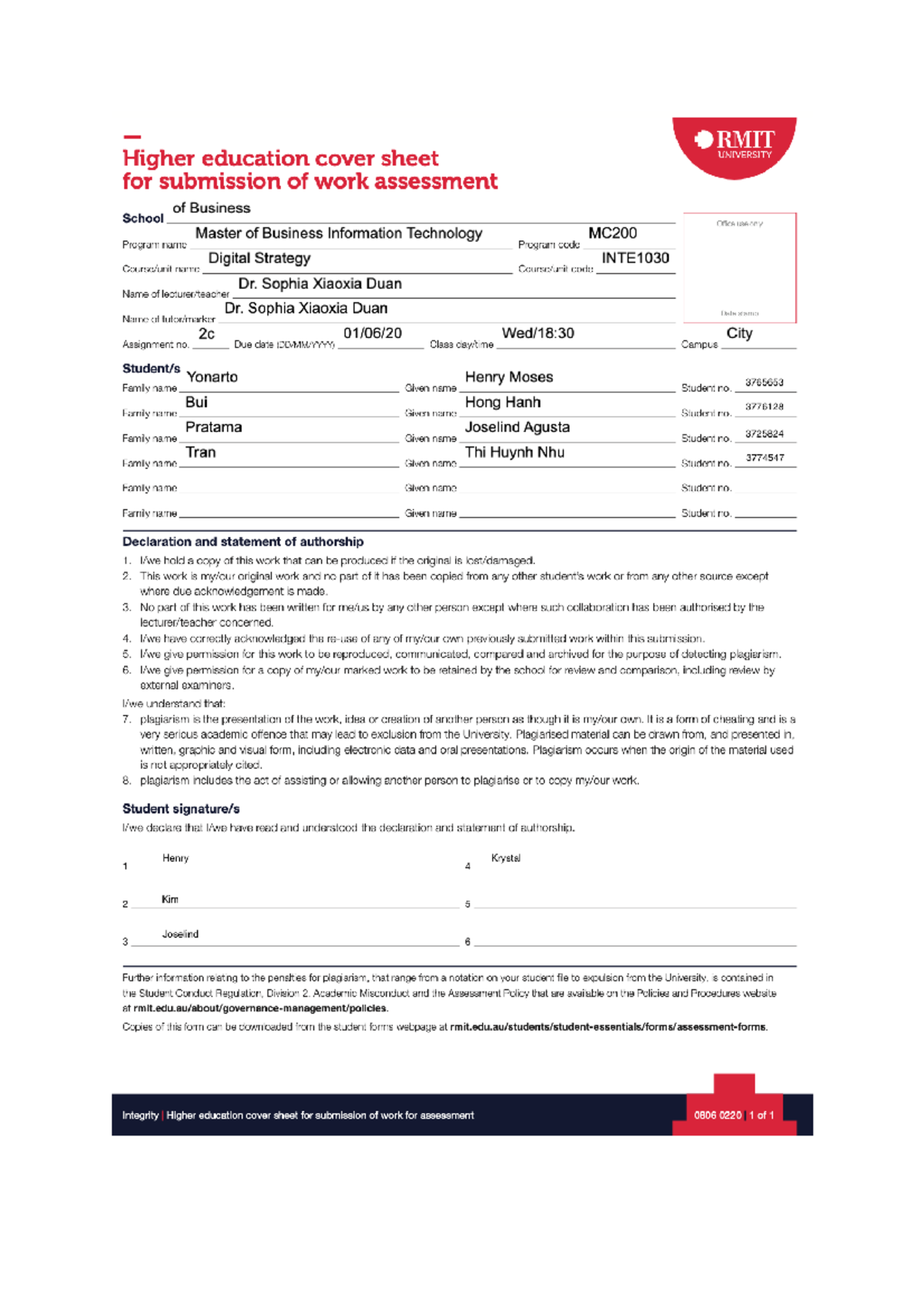 Assignment 2c - Task 3 - Digital Strategy for Grab Vietnam: Customer ...
