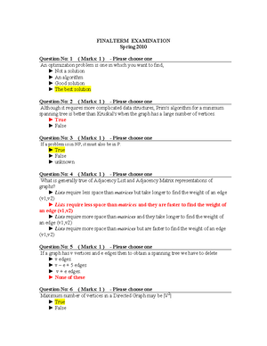 CS 502 A - nothing - Assignment No. 0 2 Fall 2024 CS502- Fundamentals of Algorithms Total Marks ...