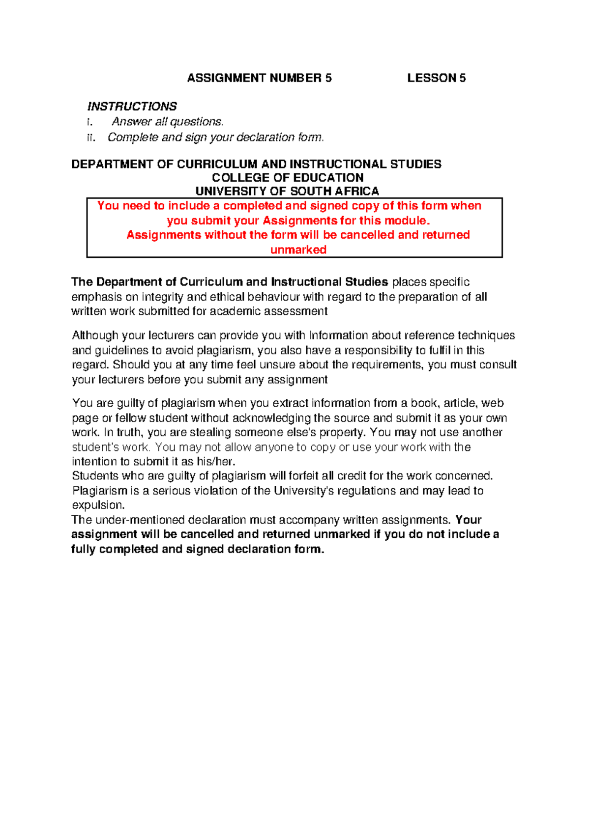 BPT150 Semester 1 Assignment Number 5 Lesson 5 - ASSIGNMENT NUMBER 5 ...