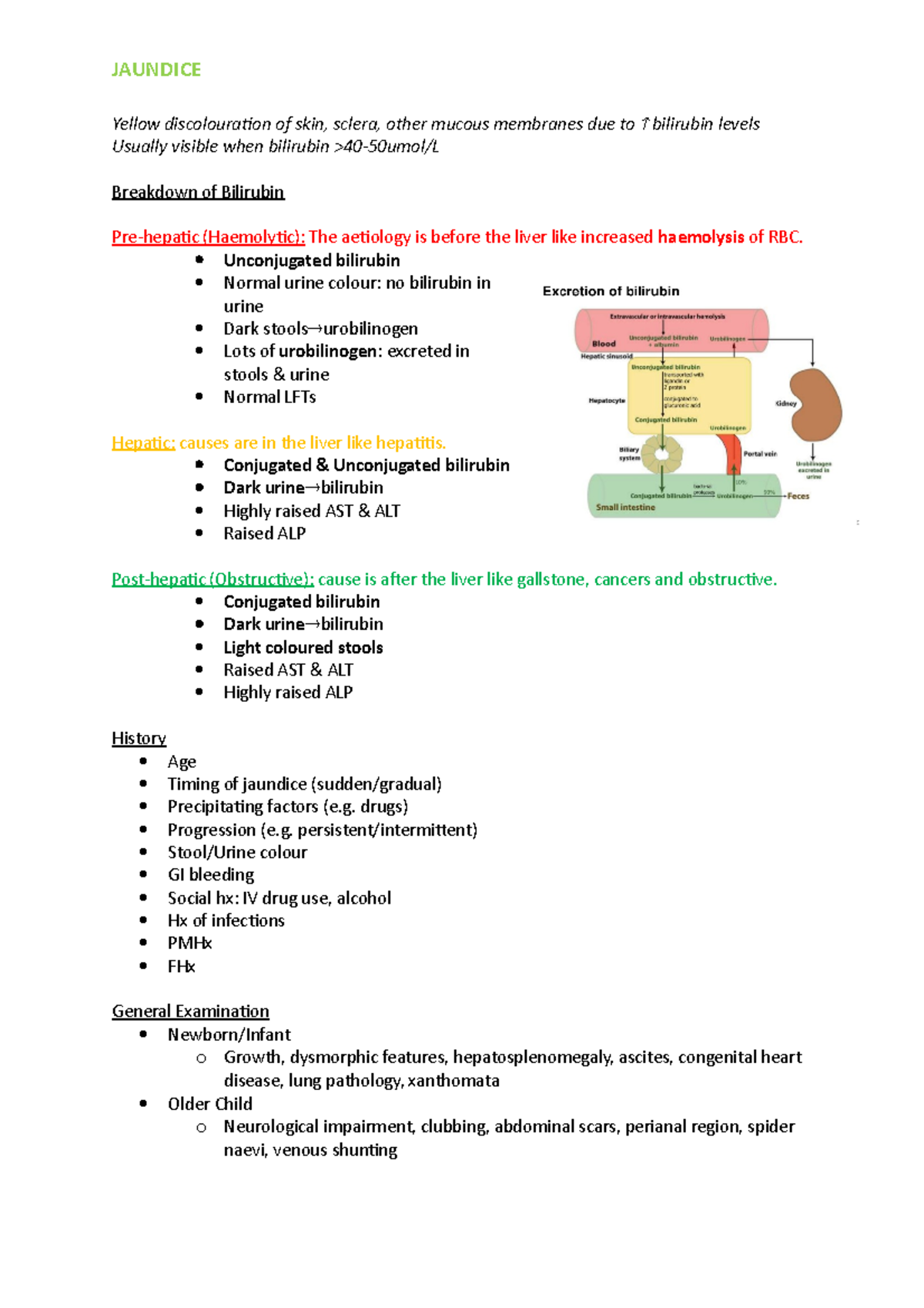 Jaundice - JAUNDICE Yellow discolouration of skin, sclera, other mucous ...