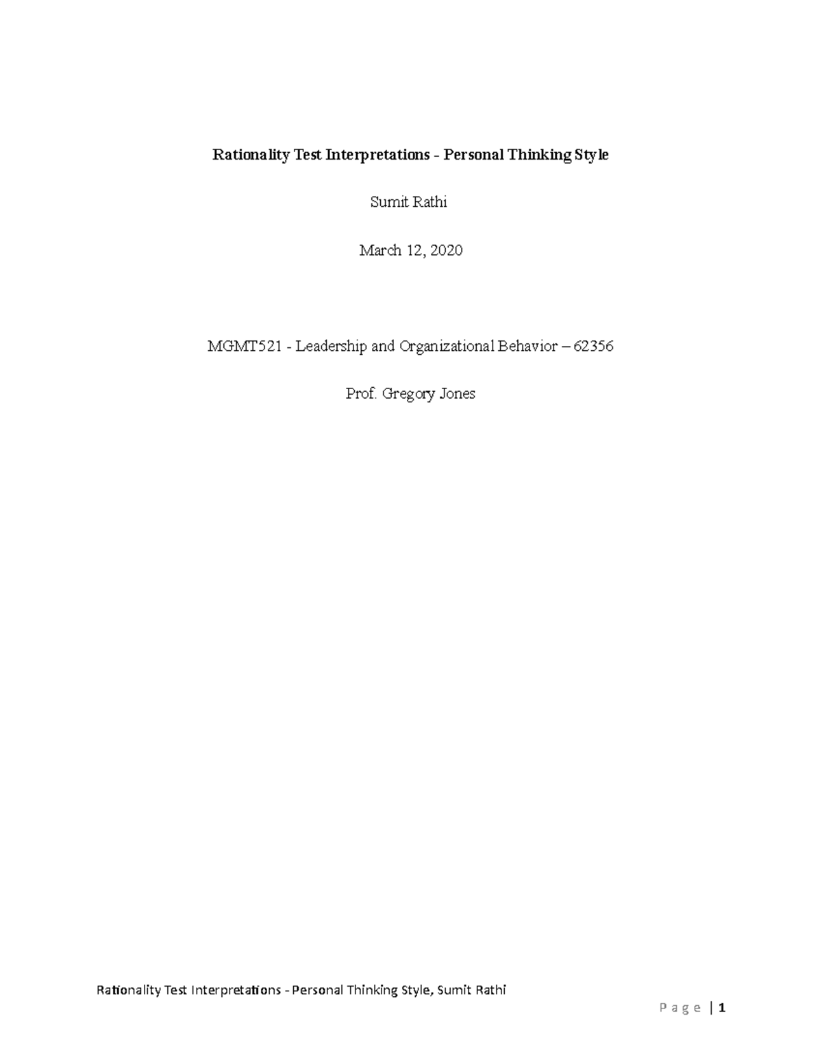 Rationality Test paper for Sumit Rathi - Rationality Test ...