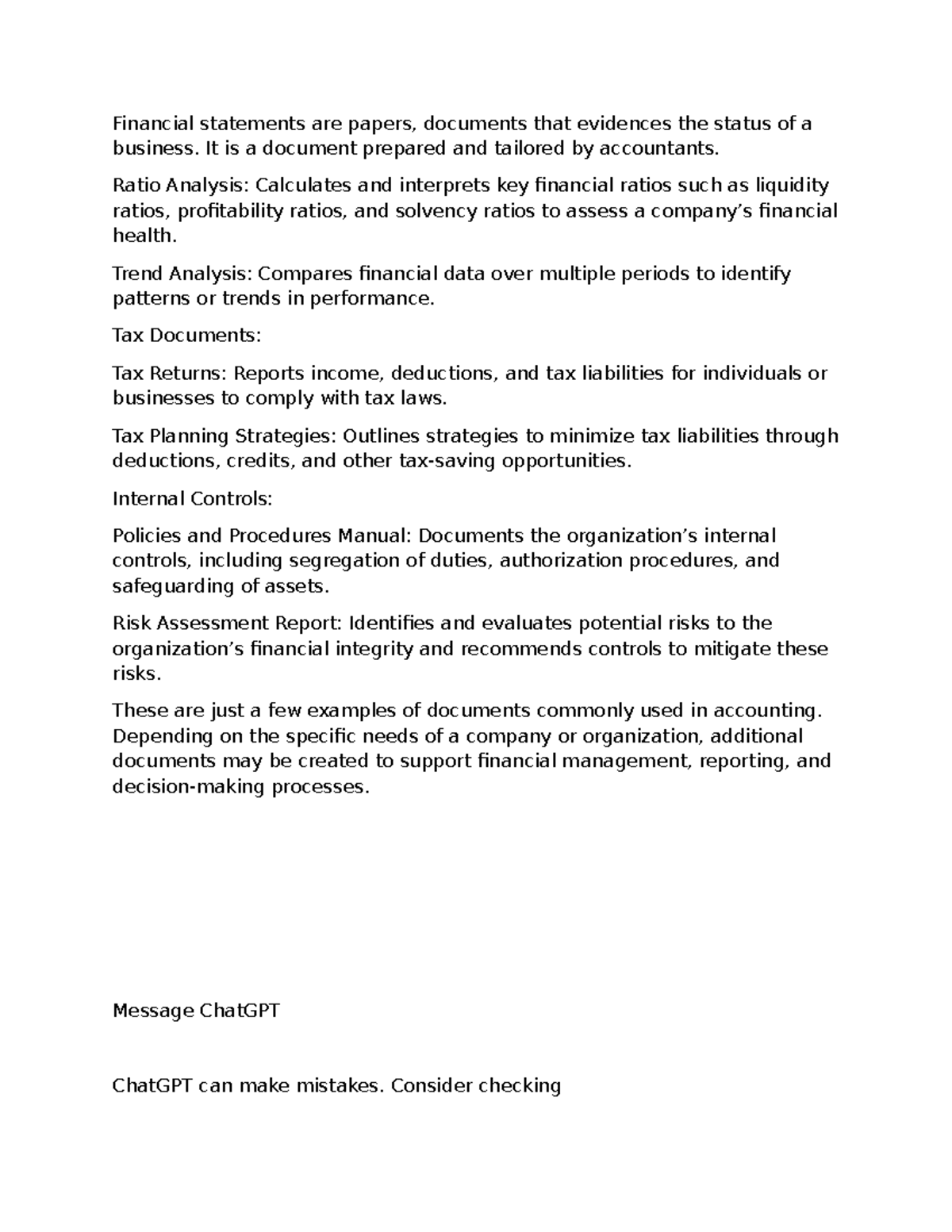 Fs - Lecture notes - Financial statements are papers, documents that ...