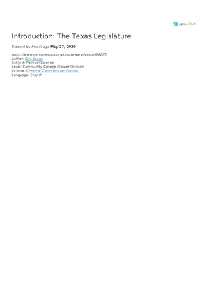 2 The-Structure-and-Function-of-the-Texas-Legislature - The Structure ...