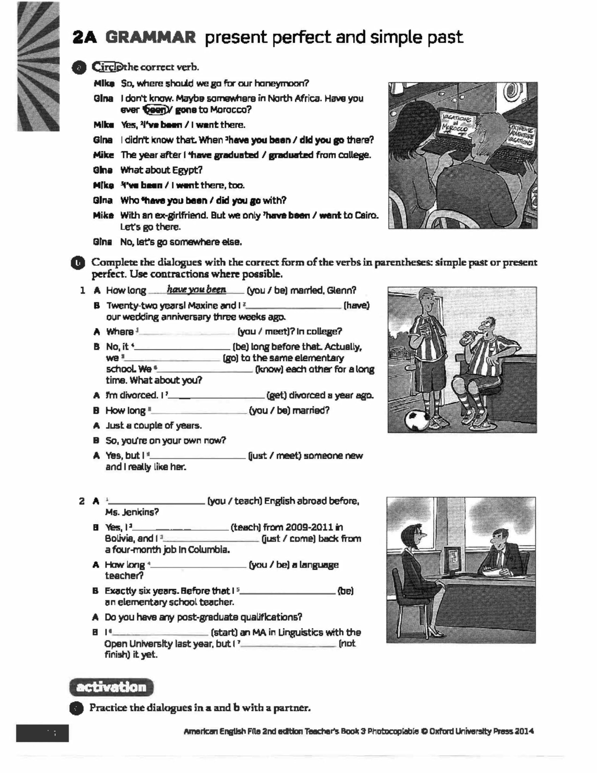 2A Grammar Exercises BOOK - Inglés - Studocu