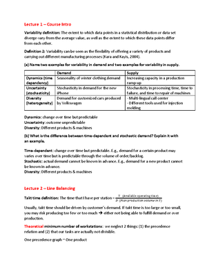 OPM561 2022 HWSMain-1 - sample exams - CHAIR OF PRODUCTION MANAGEMENT ...