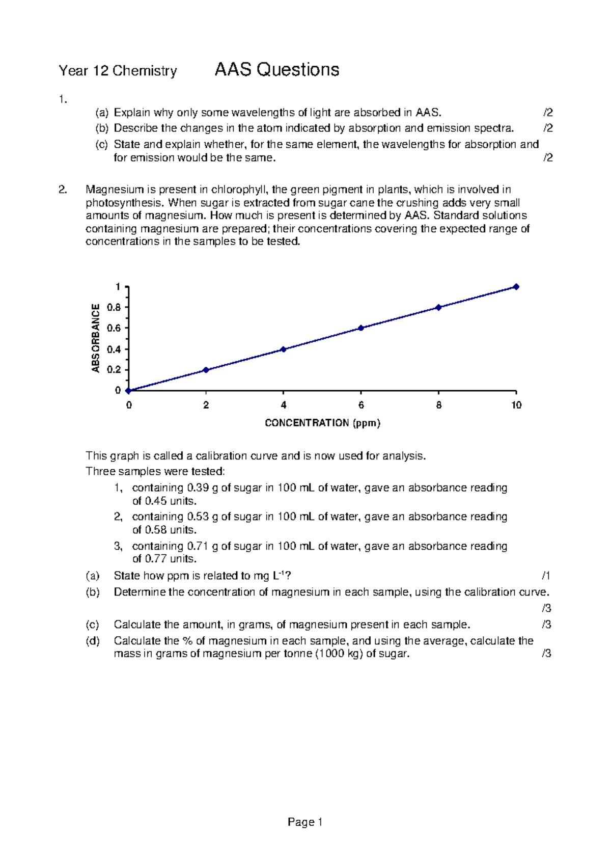 AAS Questions - Studocu