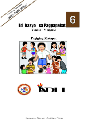 ESP Module - Pagpapanatili ng mabuting pakikipagkaibigan - 6 DeTJED ...