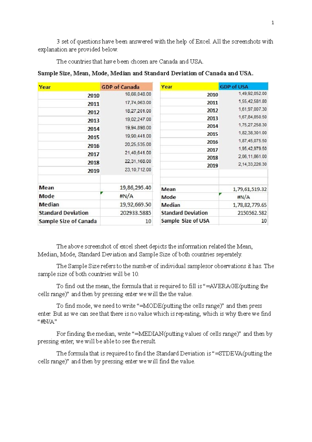 Individual Assignment 1 Word File - 3 set of questions have been ...