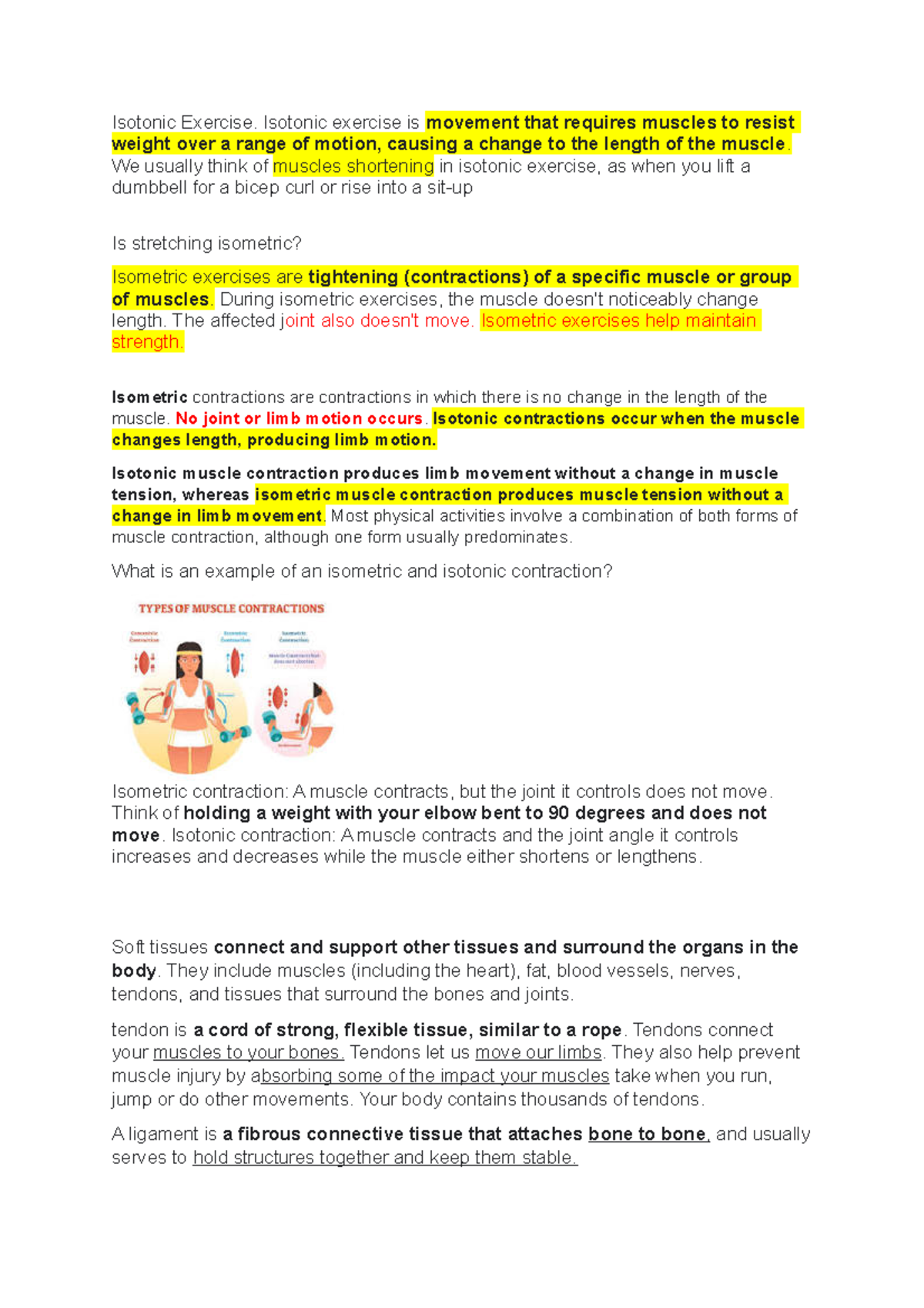 Isotonic Exercise - Isotonic exercise is movement that requires muscles ...