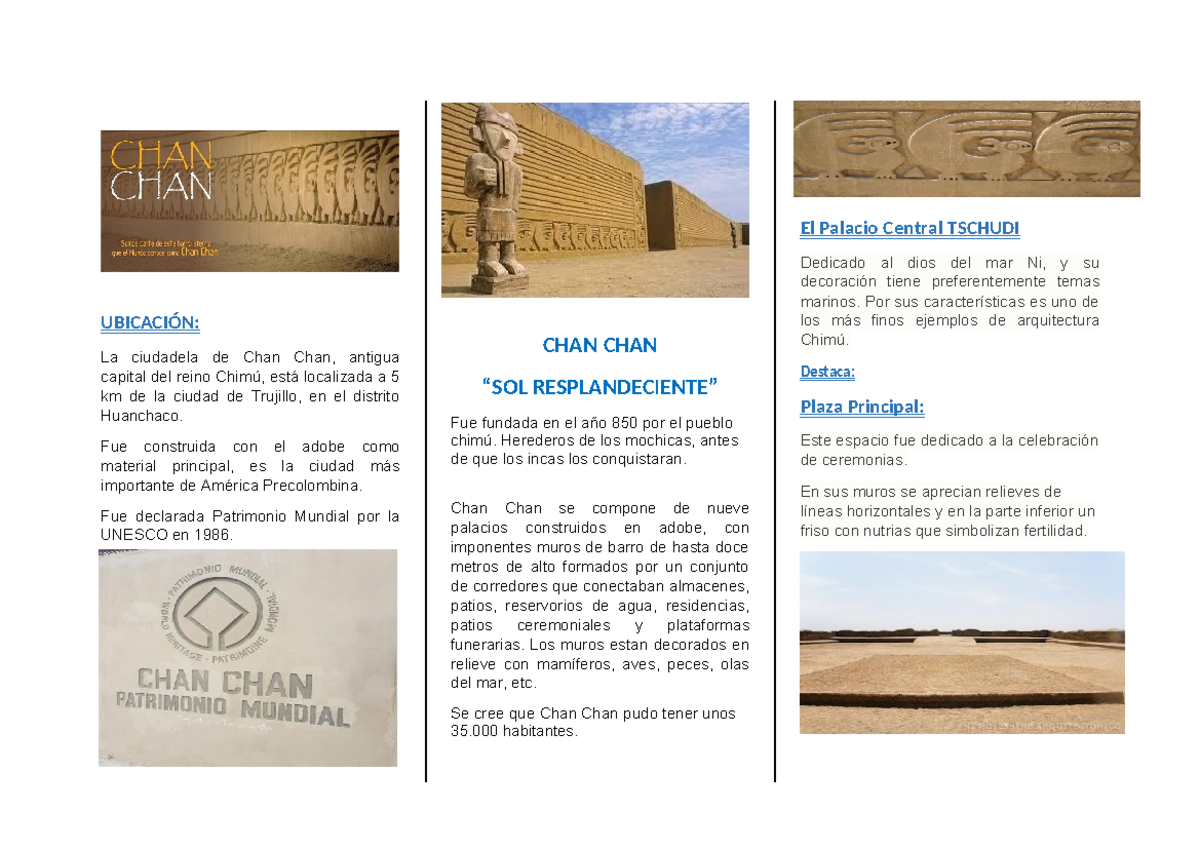 500193541-triptico-chan-chan - UBICACIÓN: La ciudadela de Chan Chan ...