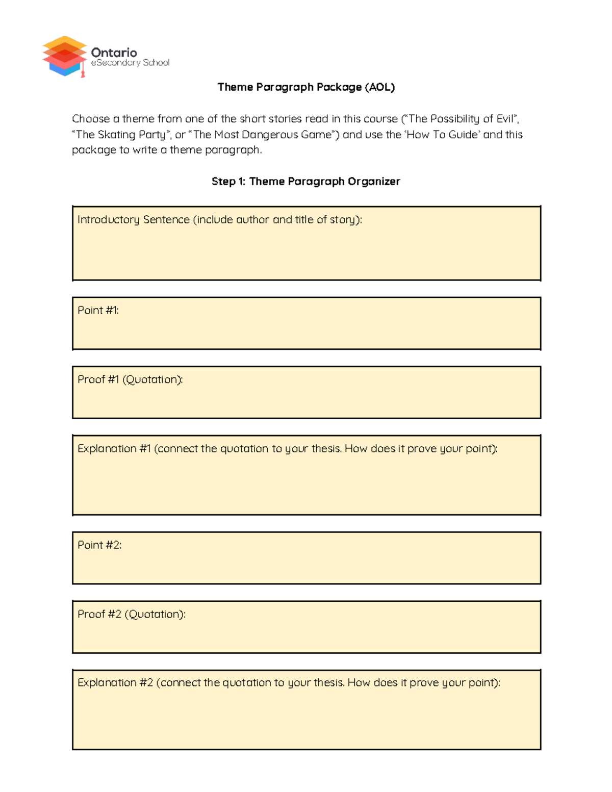 1.5.2 Theme Paragraph Package (AOL) - Theme Paragraph Package (AOL ...