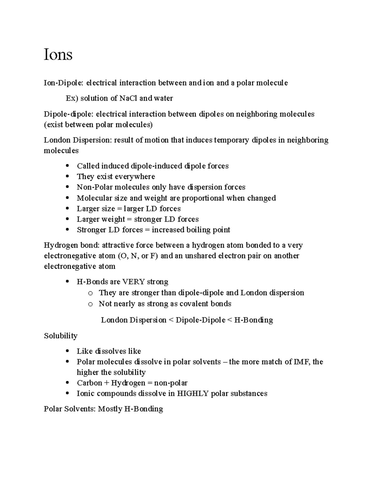 Ions - This set of notes goes over information that covers all about ...