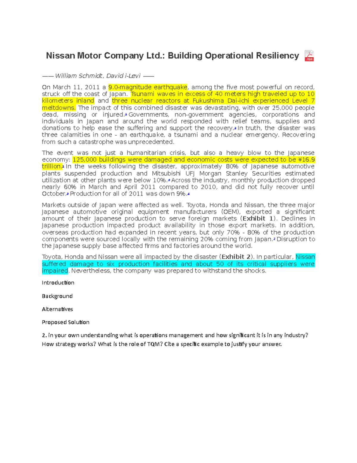 Financial-Accounting-2-Valix-Solution - Nissan Motor Company Ltd ...