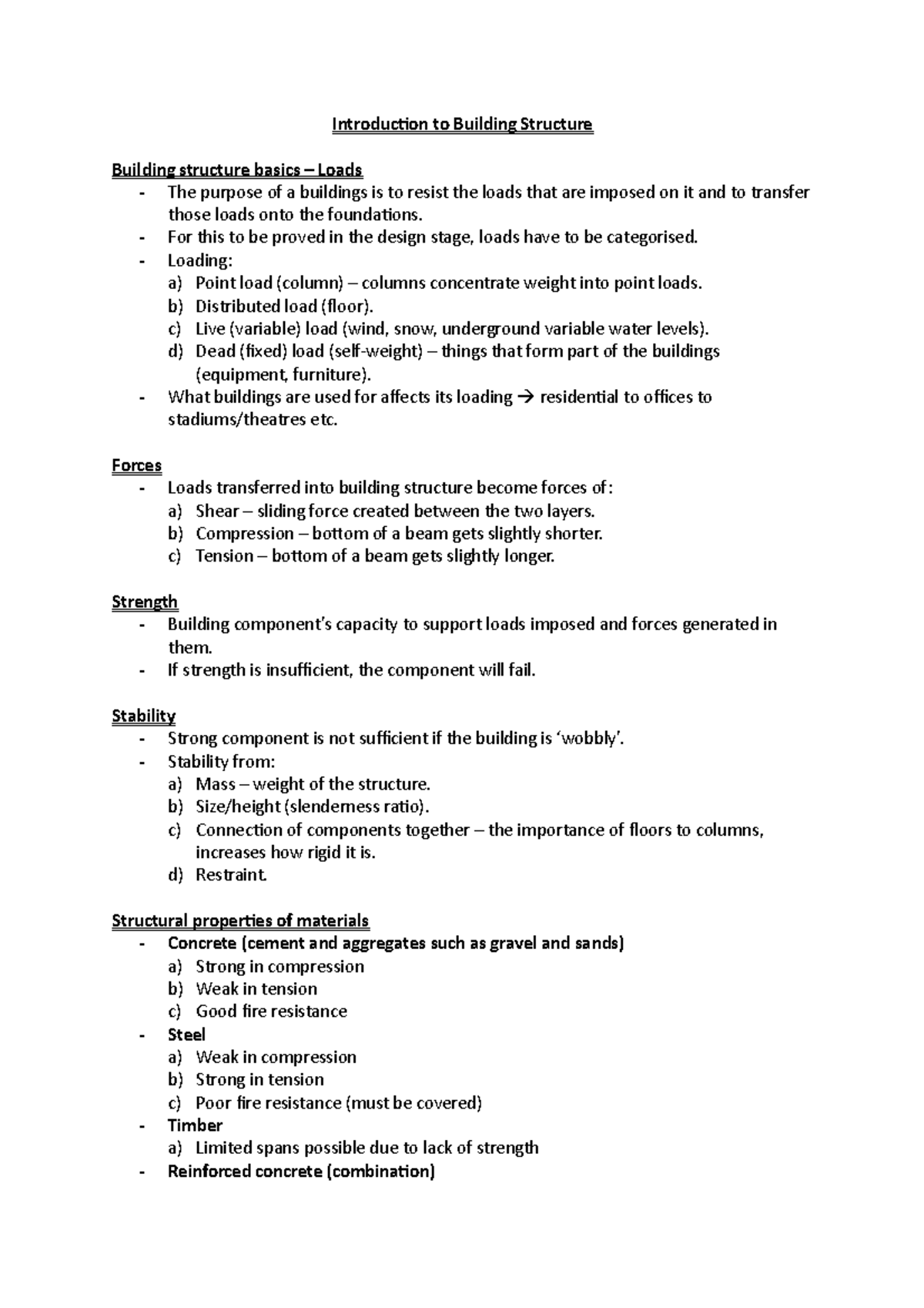 Introduction to Building Structure - Introduction to Building Structure ...