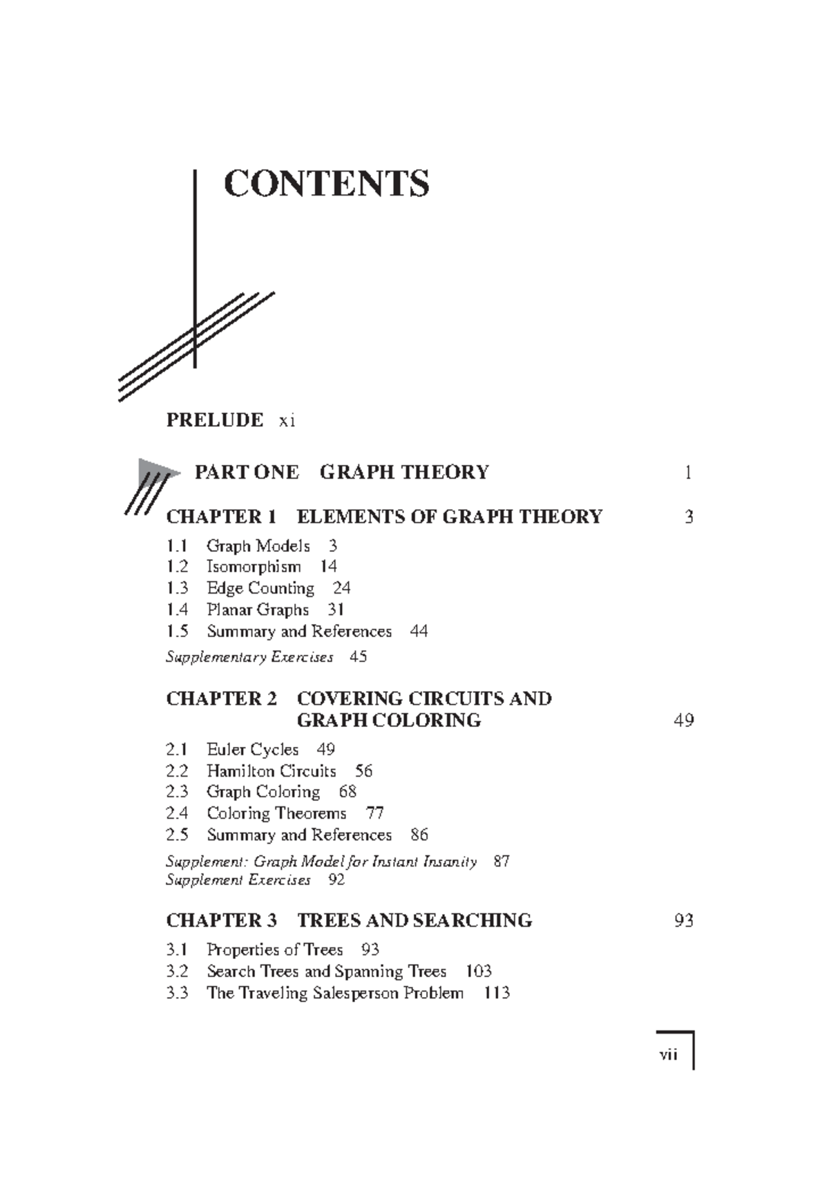 PART I - NOTES - CONTENTS CHAPTER 5 GENERAL COUNTING PART ONE GRAPH ...