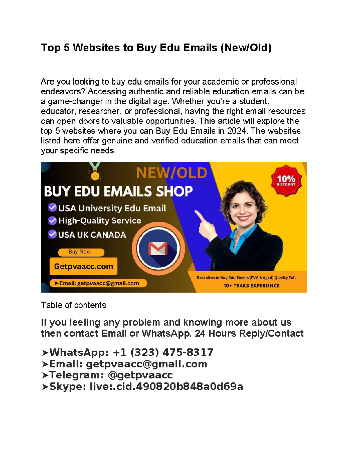 World Top 5 Websites to Buy Edu Emails - Whether you’re a student ...