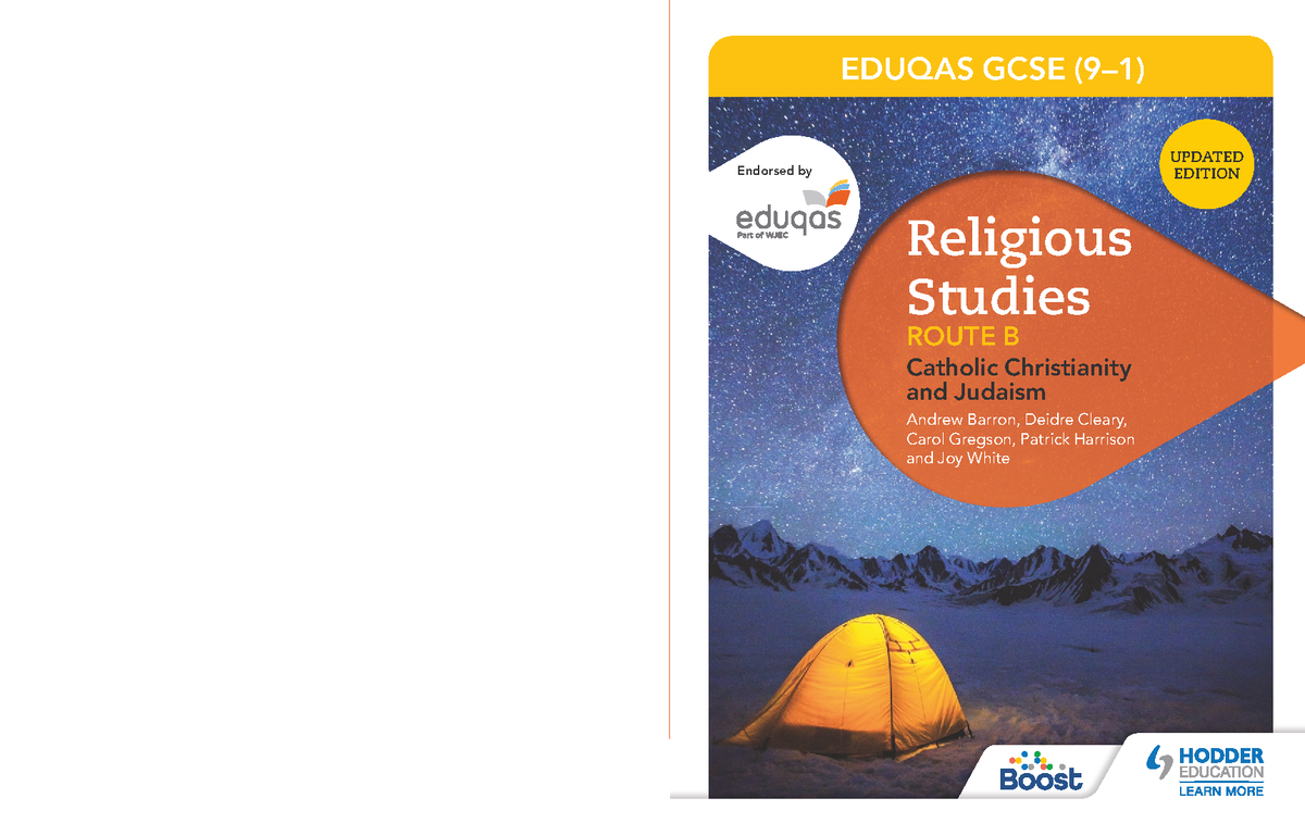 Eduqas GCSE 9 1 Religious Studies Route B Catholic Christianity and ...