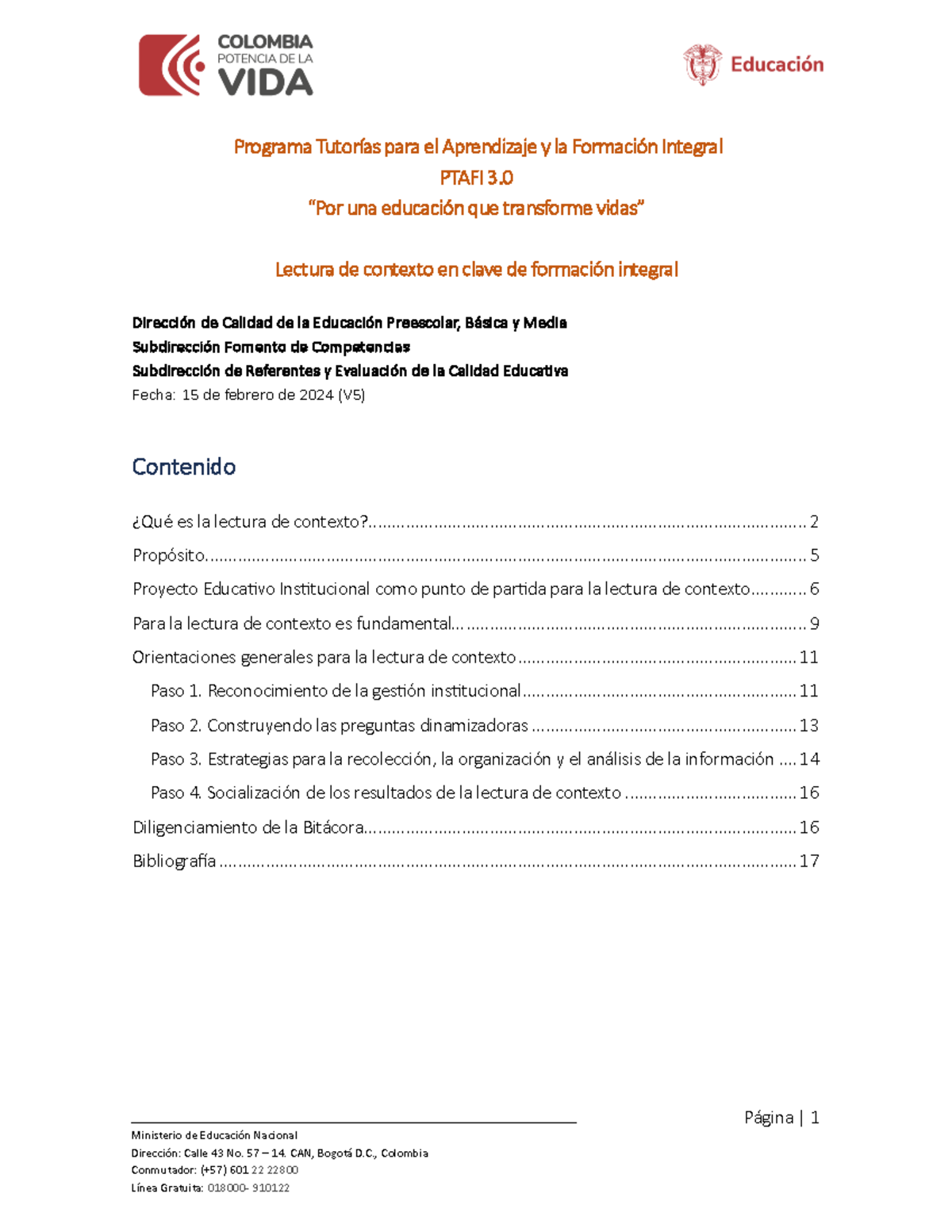 Lectura de contexto en clave FI 15 - - Studocu