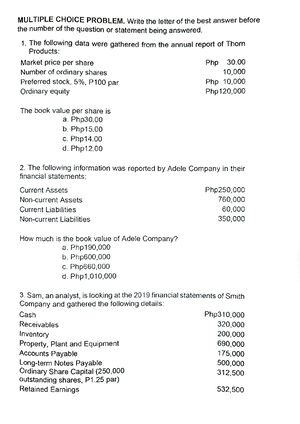Valuation Methods CH04 Income based Valuation - VALMET Chapter 4 Income ...