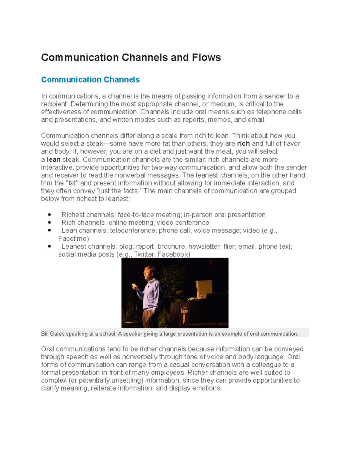 UNIT1 Purcom PART 2 - Types of communication - Communication Channels ...