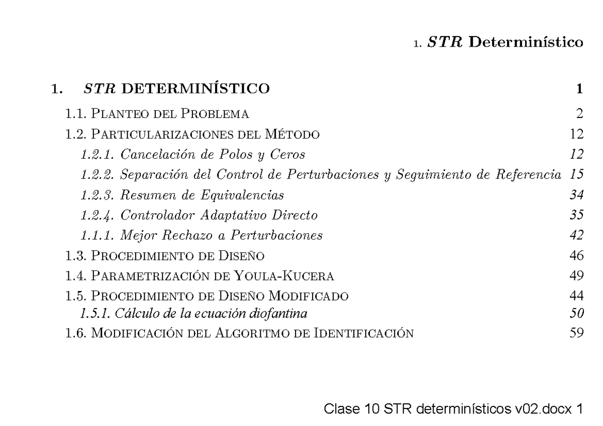 Clase 10 STR determinísticos v02 - 1. STR DETERMINÍSTICO 1. STR ...