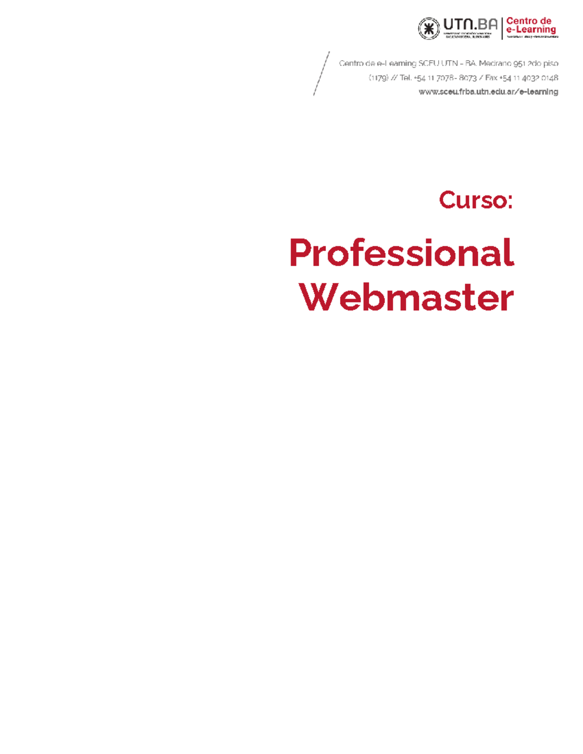 Unidad 1 - Maquetado avanzando - Curso: Professional Webmaster Módulo 1 ...