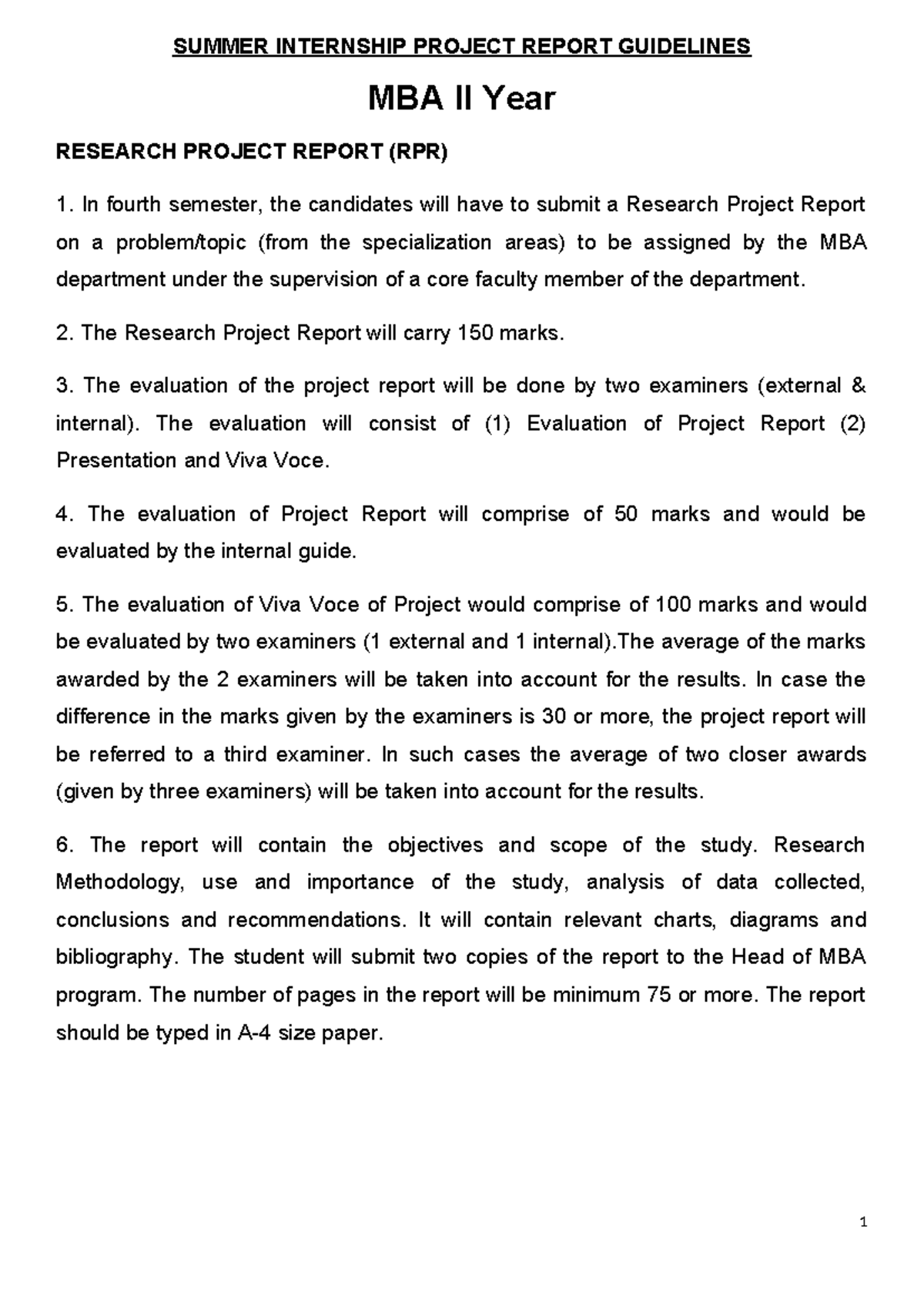 Summer Internship Project Report Format - SUMMER INTERNSHIP PROJECT ...