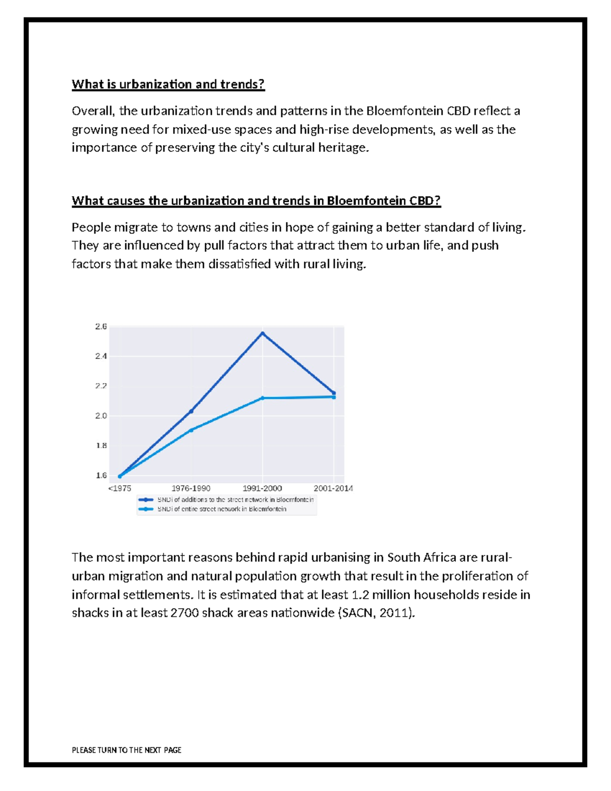 Macholo's 3 people pro & index 3 - What is urbanization and trends? Overall, the urbanization ...