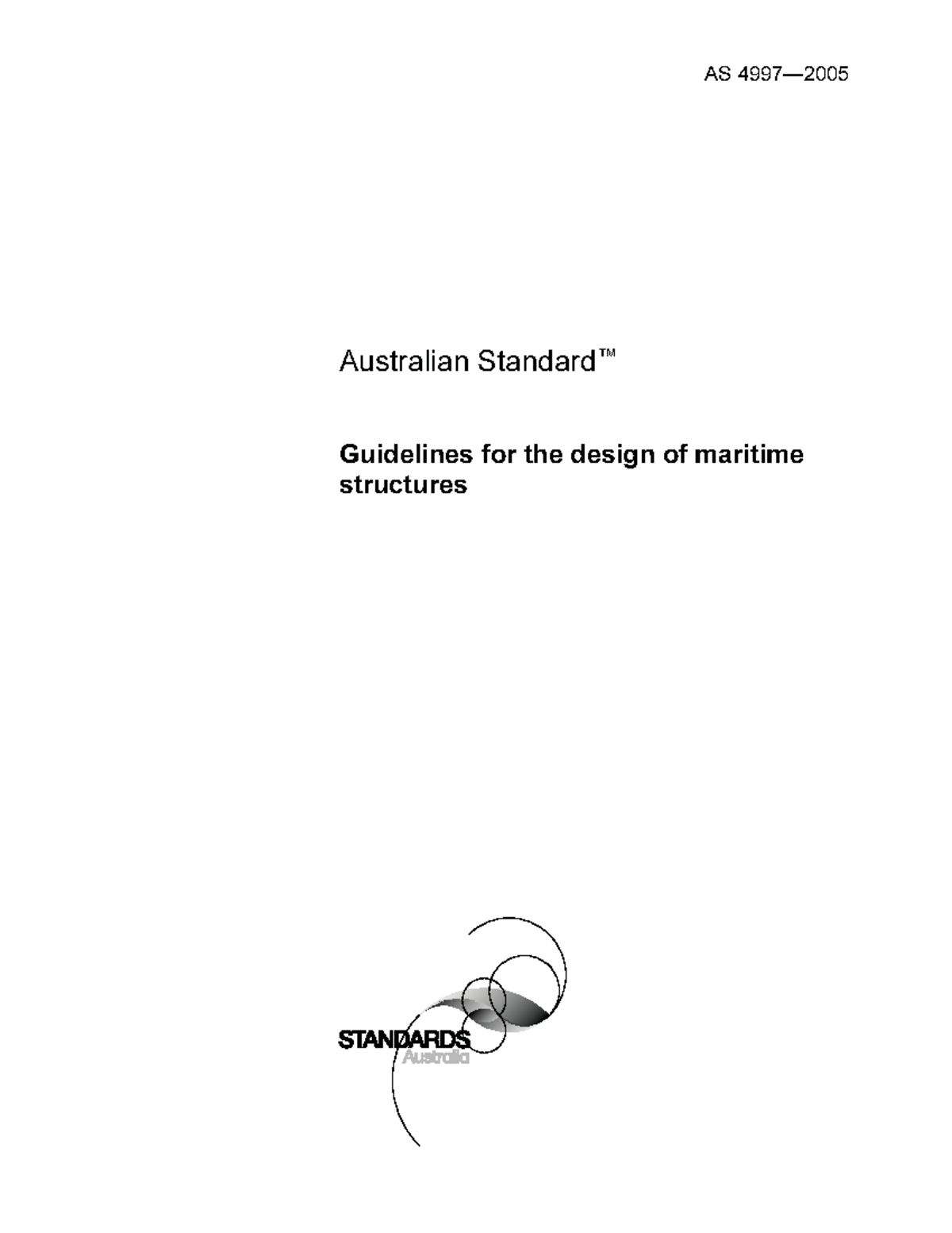 Pdfcoffee - Australian Standard™ Guidelines for the design of maritime ...