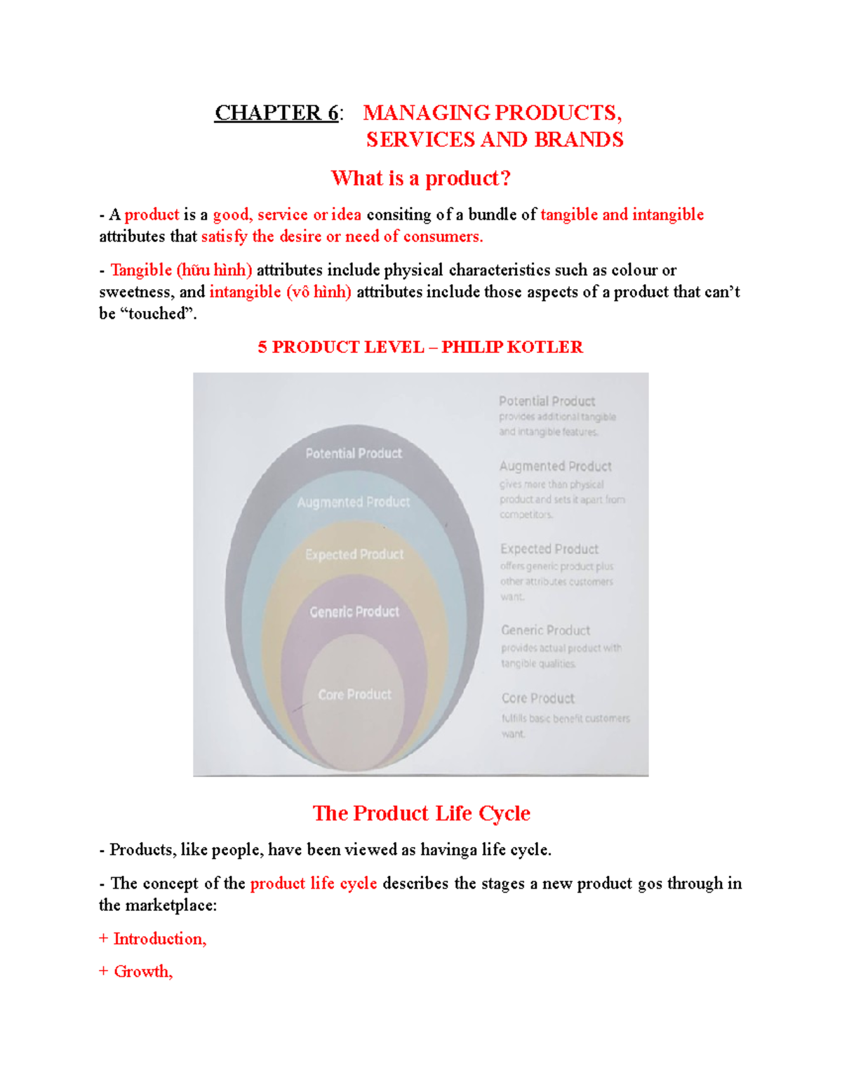 Chapter 6 - Hay - CHAPTER 6: MANAGING PRODUCTS, SERVICES AND BRANDS ...