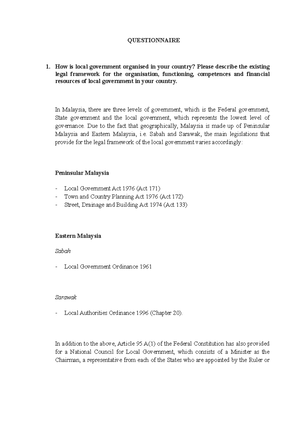 Malaysia - Human Rights Commission of Malaysia ( Suhakam ...