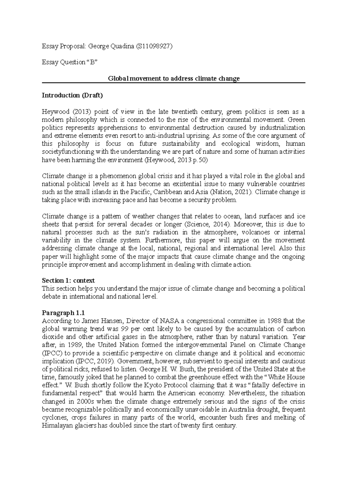 Essay Proposal Assignment s11098927 Essay Proposal George Quadina essay-proposal-assignment-s11098927-essay-proposal-george-quadina