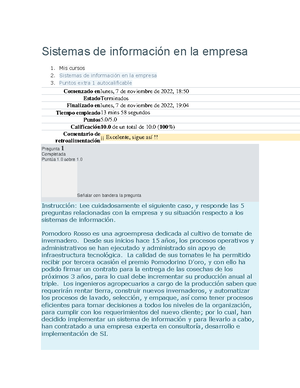 Autocalificable semana 5 Tecnología de información aplicada a las ...